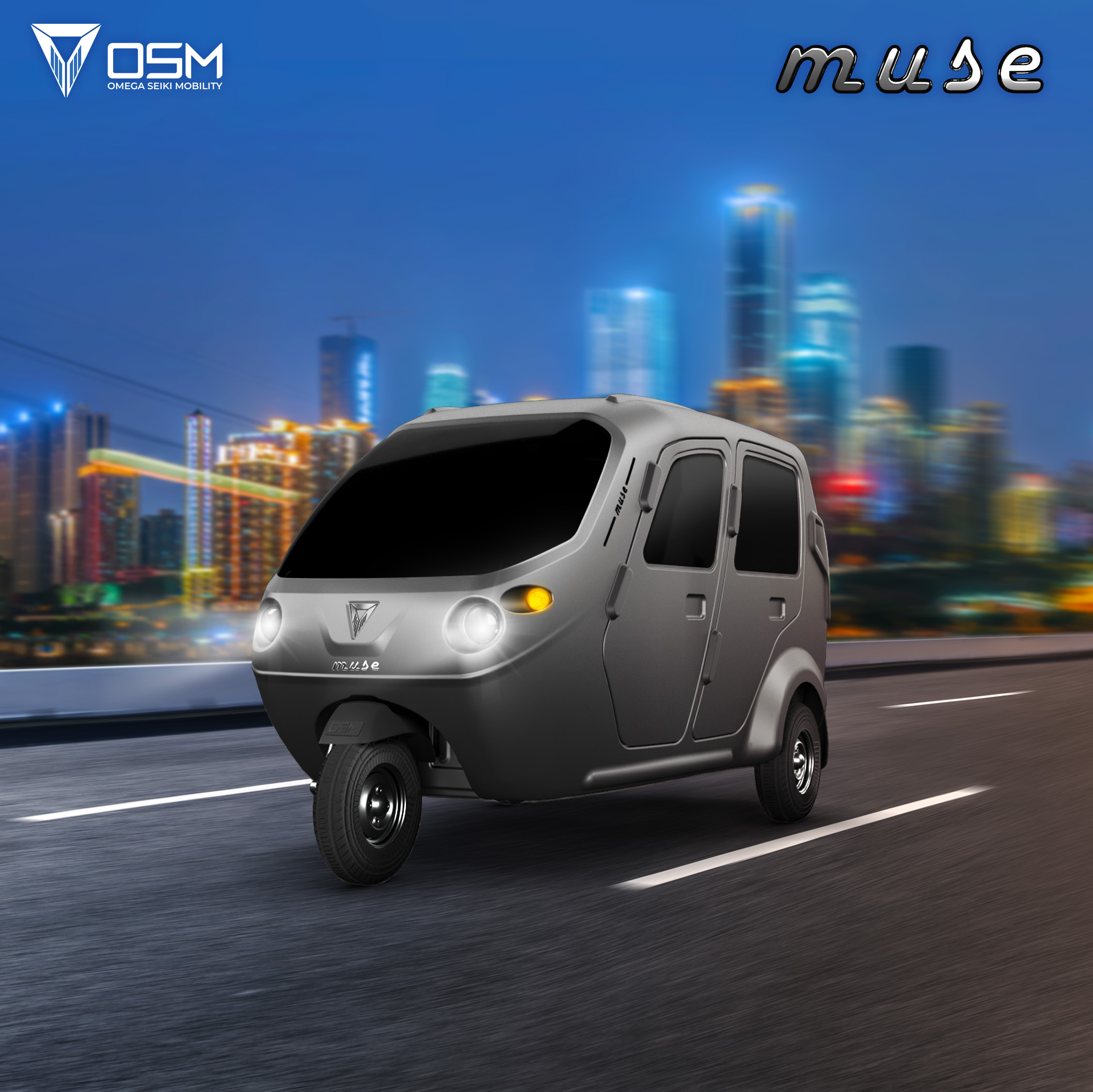 OSM Muse, a passenger EV-future of shared mobility